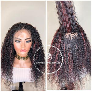 Bohemian Knotless Braid Wigs | Custom Goddess Box Braids Wig for Sale ...