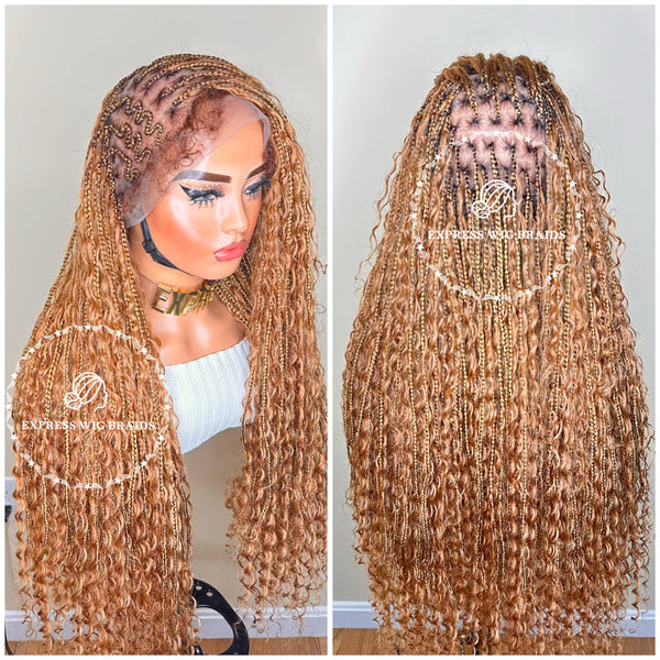 Human Hair Braided Wigs | Knotless Boho Braids – Express Wig Braids