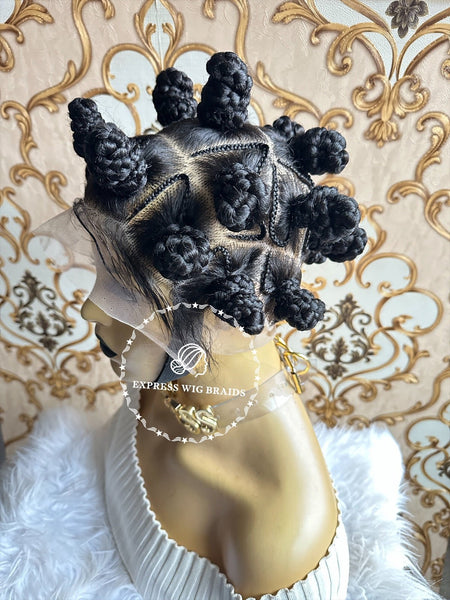 Bantu Knot Wigs | Bantu Knots Braided Wigs - Express Wig Braids™