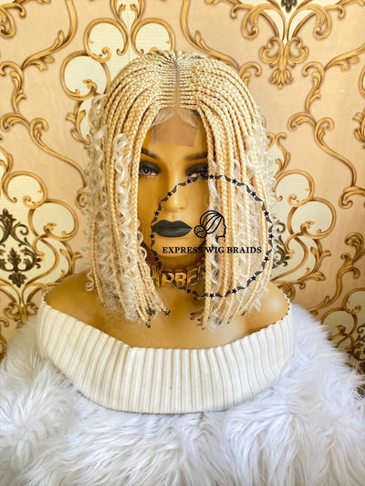 613 Blonde Braided Wigs | Colored Braid Wigs | Micro Braided Wigs ...