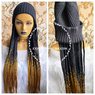 Braided Headband Wigs | Braided Hat Wig : Express Wig Braids™
